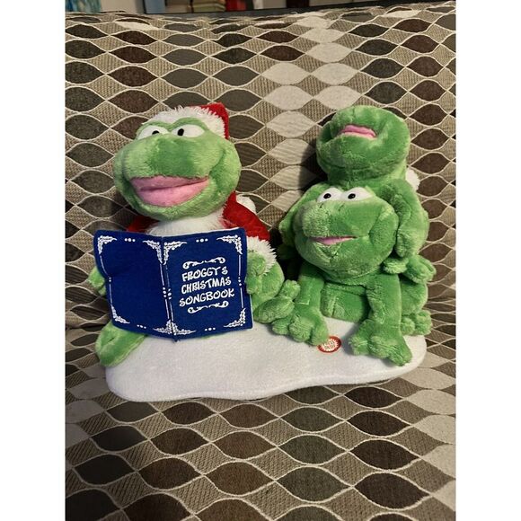 Source Unknown | Holiday | Rare Vintage Froggy Singing And Moving ...